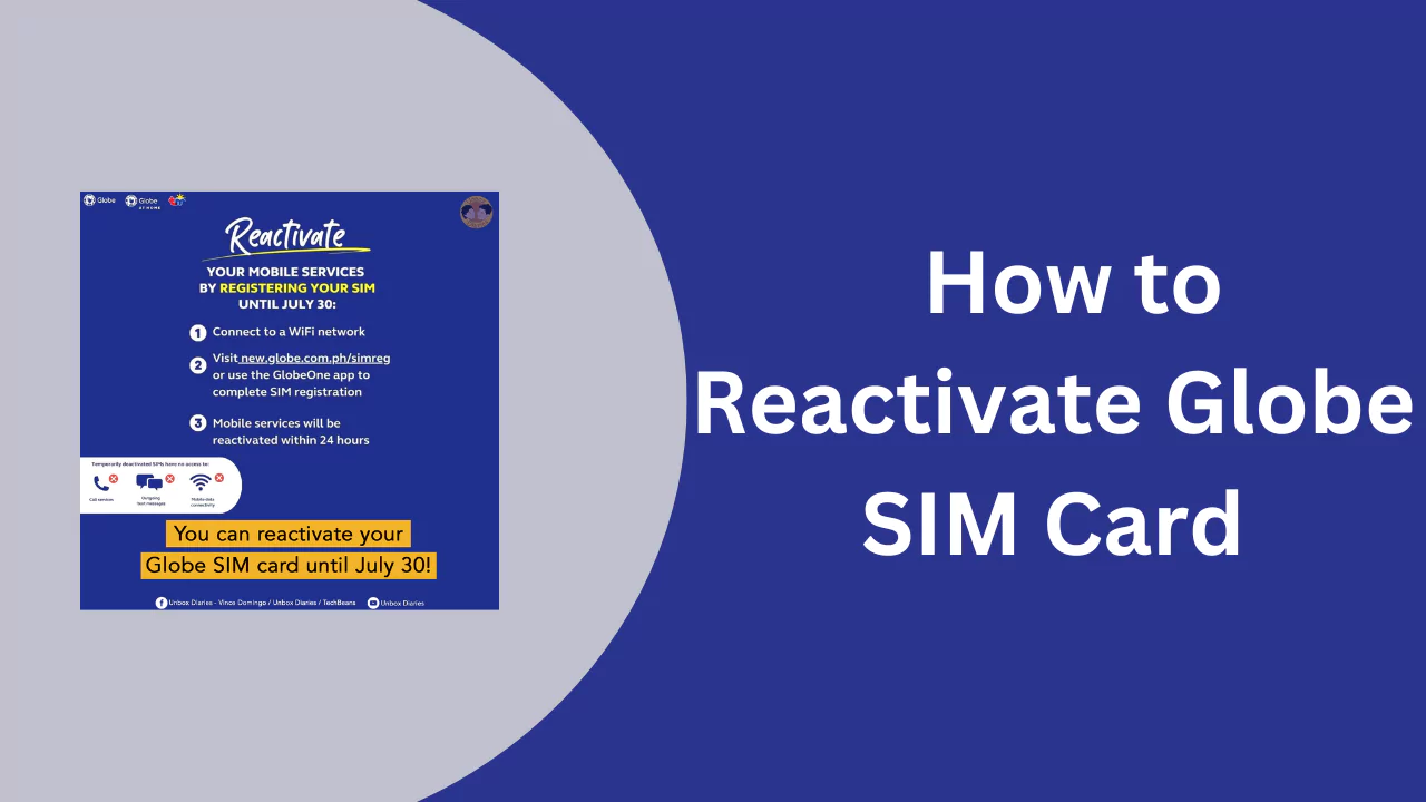 How Can I Reactivate my GLOBE SIM